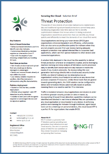 Threat Protection - NG IT Cybersecurity Hub